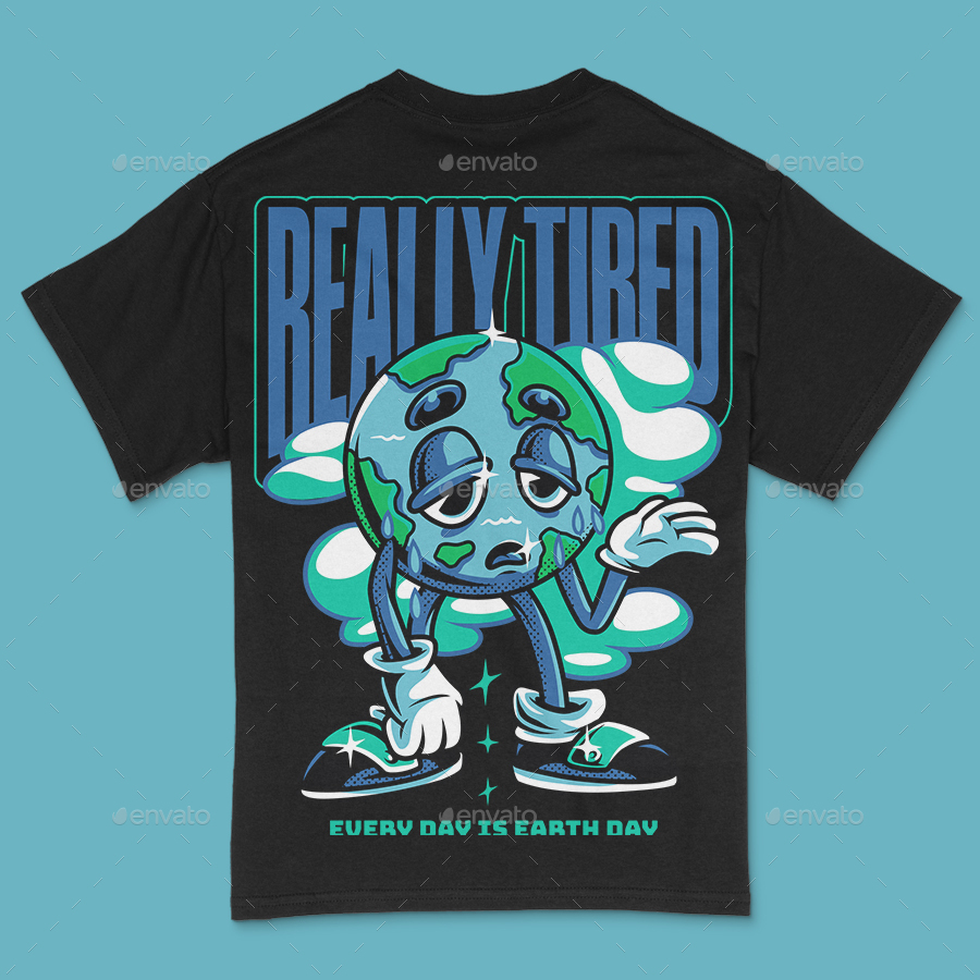 Really Tired T-Shirt Design Template, T-Shirts | GraphicRiver