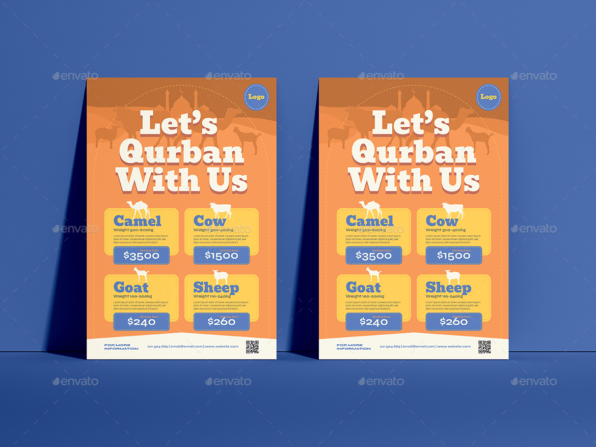 Let's Qurban Flyer, Print Templates | GraphicRiver