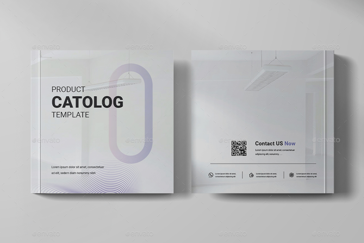 Square Product Catalogue Template, Print Templates | GraphicRiver