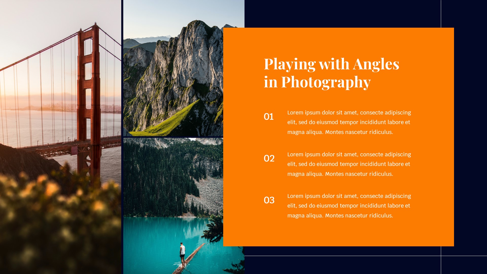 Capture - Photography Portfolio Keynote Template, Presentation Templates