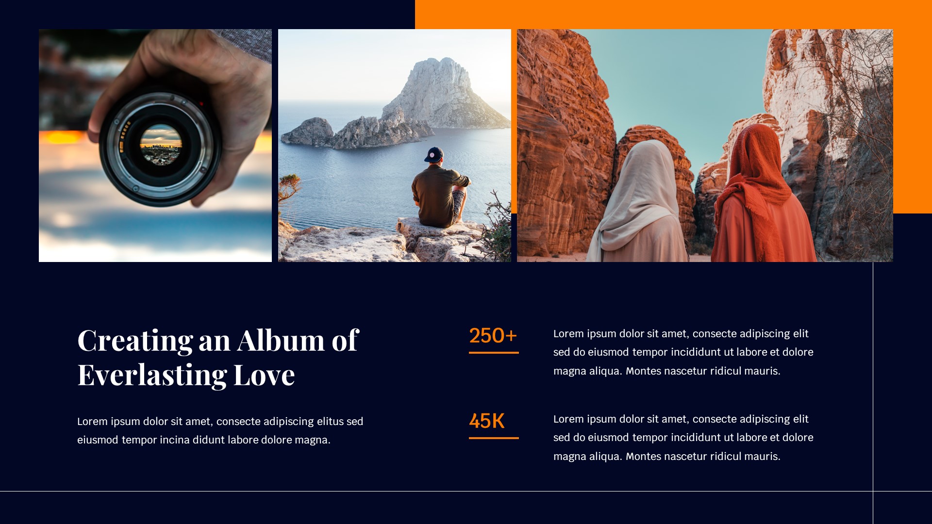 Capture - Photography Portfolio Keynote Template, Presentation Templates