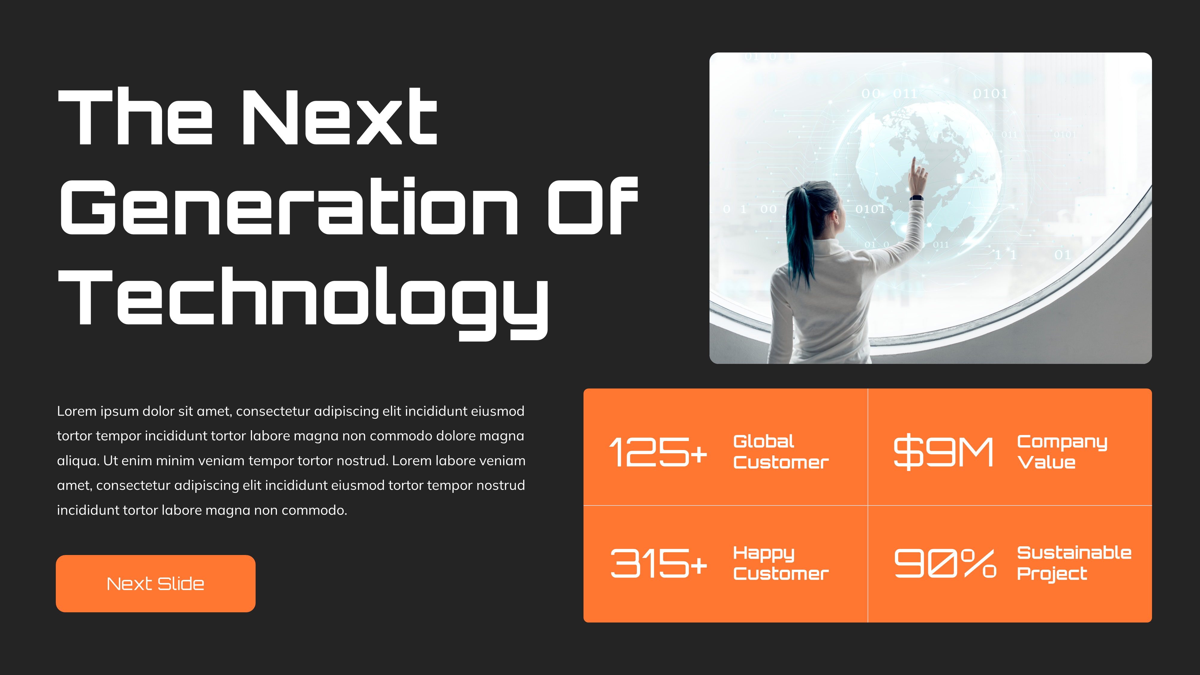 Techcom - IT & Technology PowerPoint Template, Presentation Templates