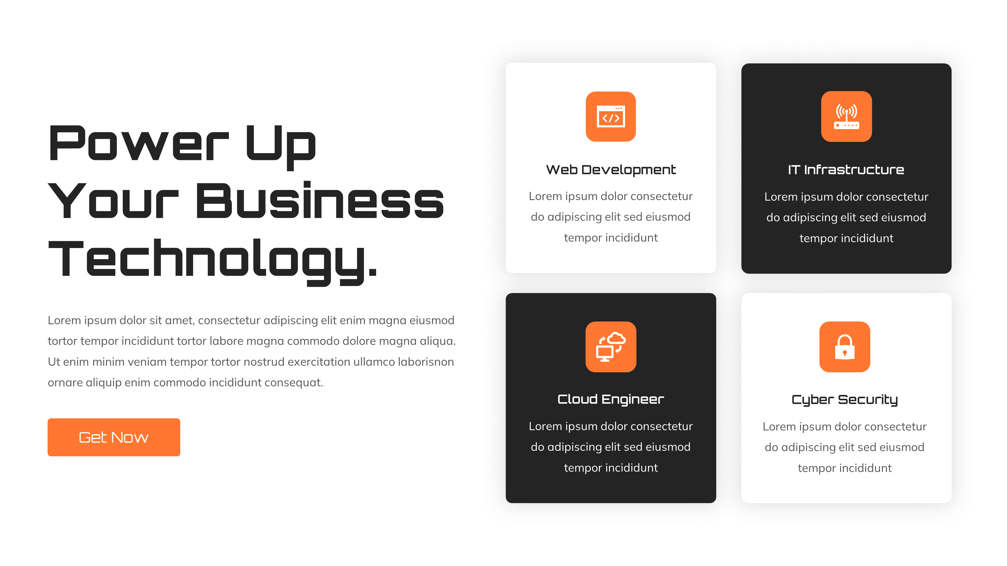 Techcom - IT & Technology Keynote Template, Presentation Templates