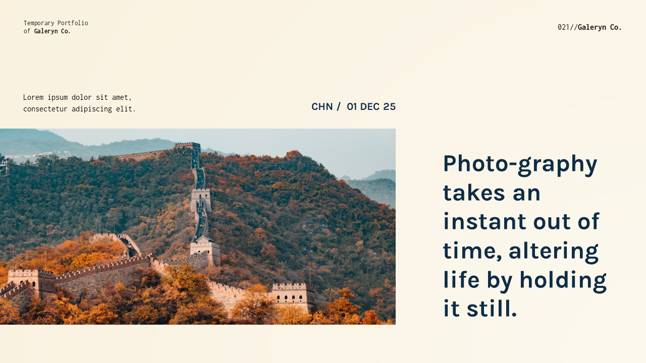 Galeryn - Modern Creative Portfolio Presentation Template, Presentation ...