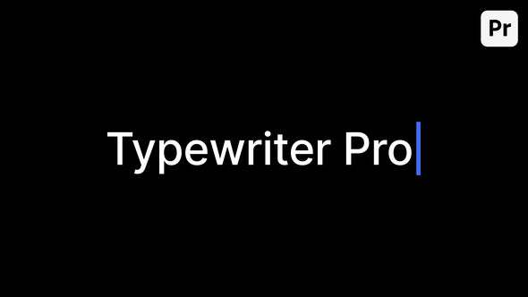 Typewriter Pro, Premiere Pro Templates | VideoHive