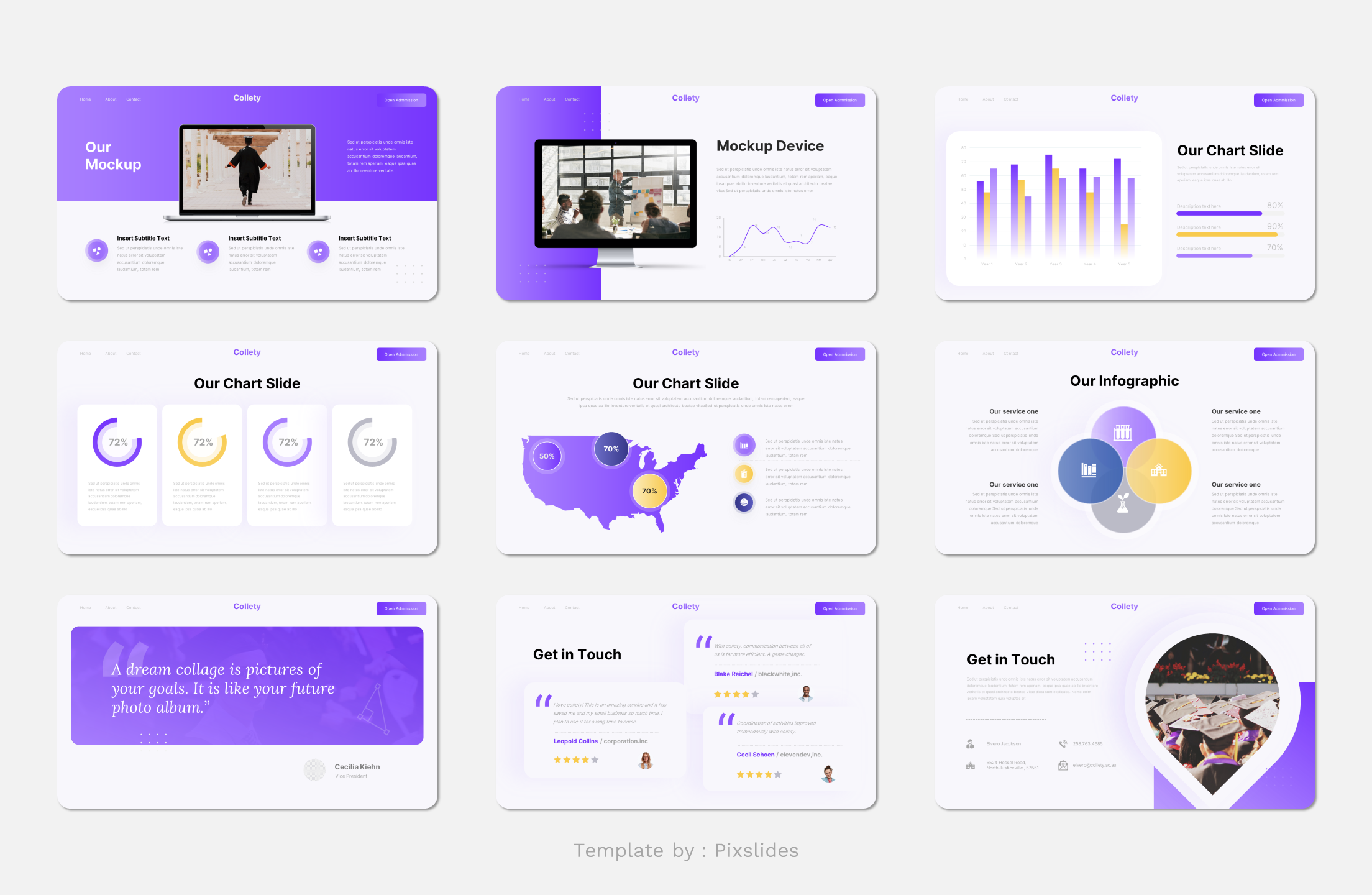 Collety - Collage University & Education keynote Presentation Template ...