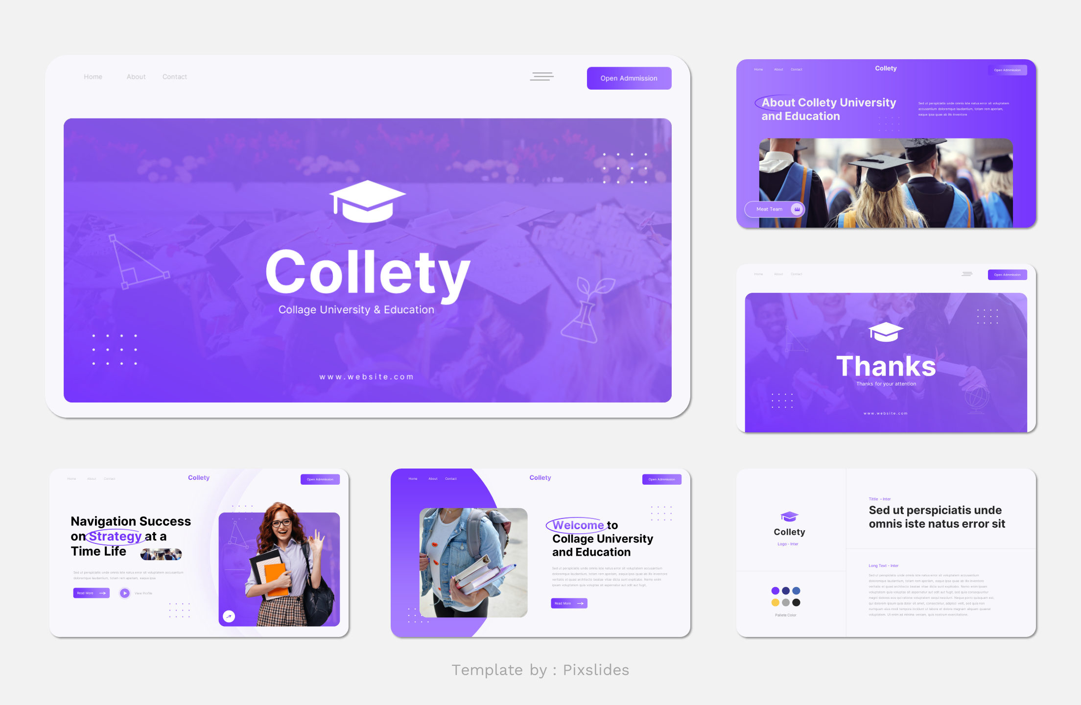 Collety - Collage University & Education keynote Presentation Template ...