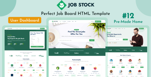 Job Stock - Job Board Template by ThemezhubLayouts | ThemeForest