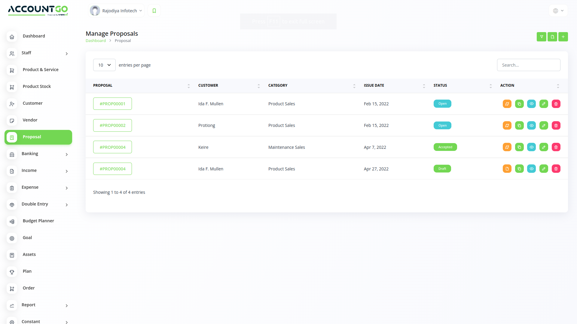 AccountGo SaaS - Accounting and Billing Tool by WorkDo | CodeCanyon