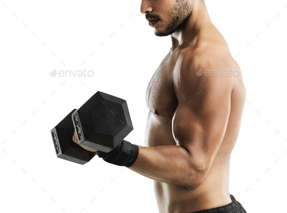 Building bulging biceps Stock Photo by YuriArcursPeopleimages | PhotoDune