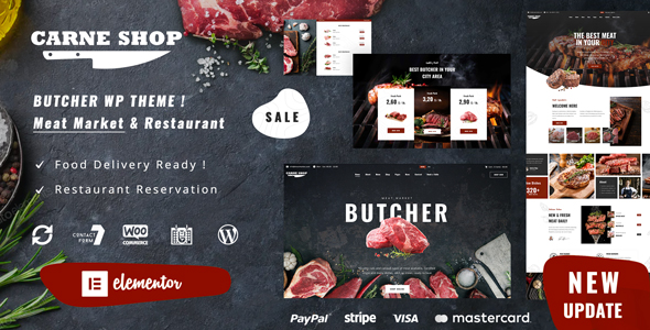 Carne - Butcher & Meat Restaurant WordPress Theme by nicdark | ThemeForest
