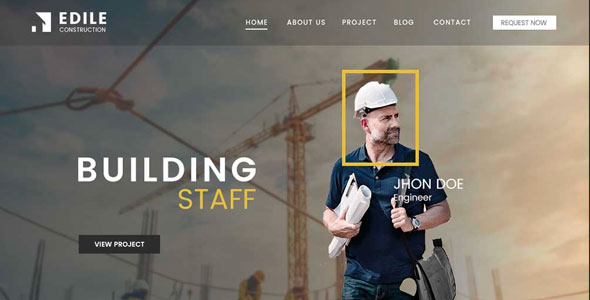 Edile - Construction Company WordPress Theme by nicdark | ThemeForest