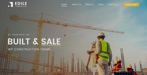 Edile - Construction Company WordPress Theme by nicdark | ThemeForest