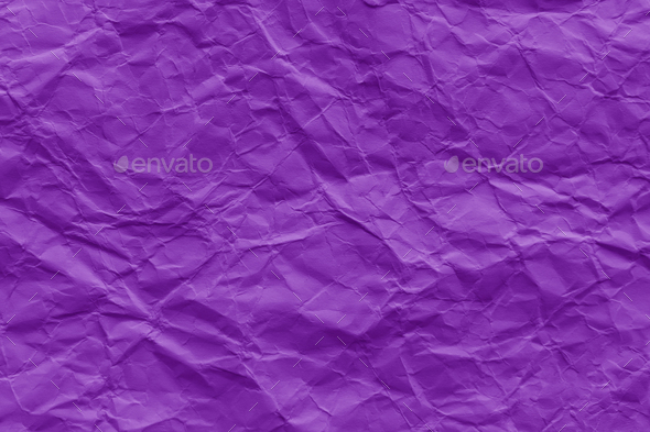 Crumpled purple violet paper texture background. Stock Photo by ...