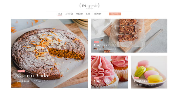 Cake Bakery - Pastry WordPress Theme by nicdark | ThemeForest