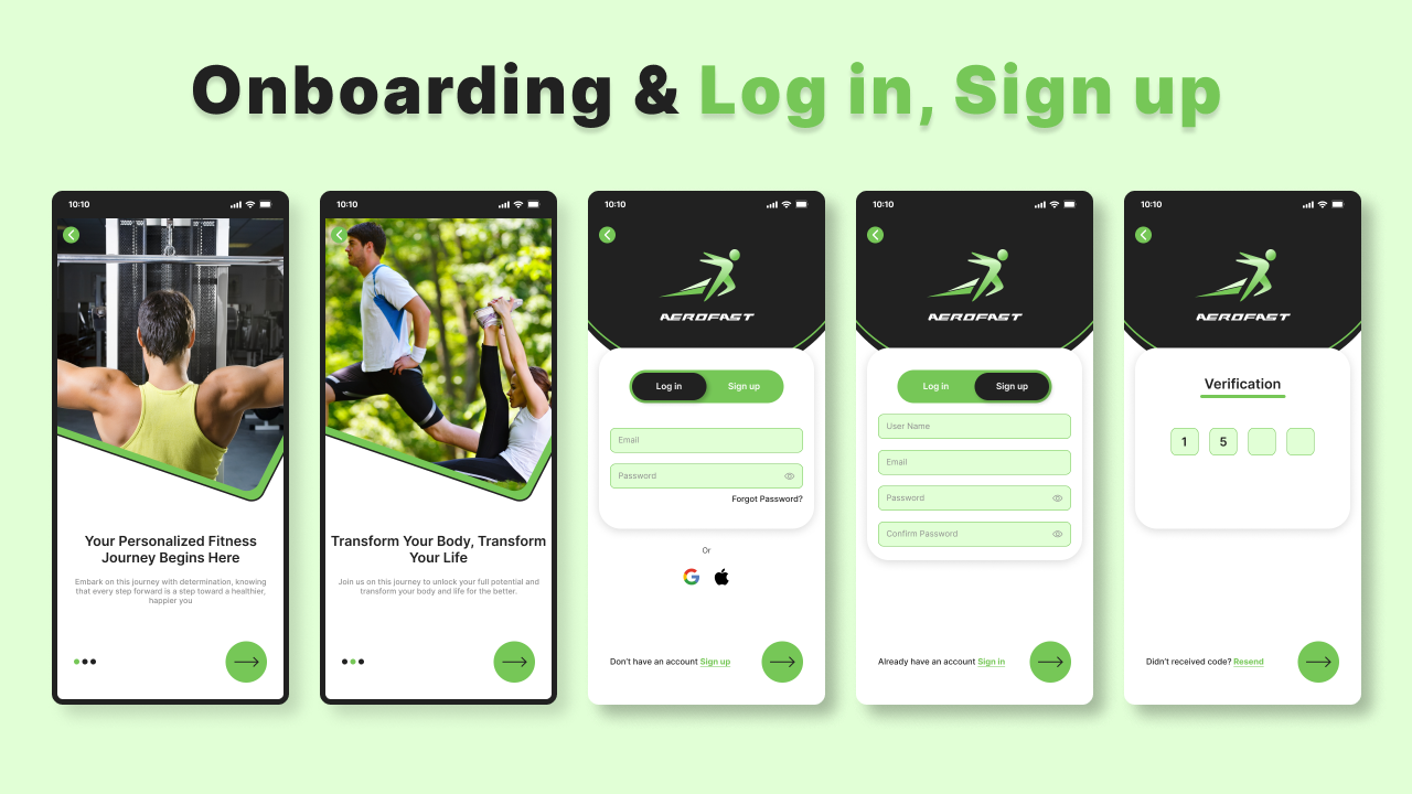 Aerofast - Runner App | Fitness Tracker | React Native CLI template ...