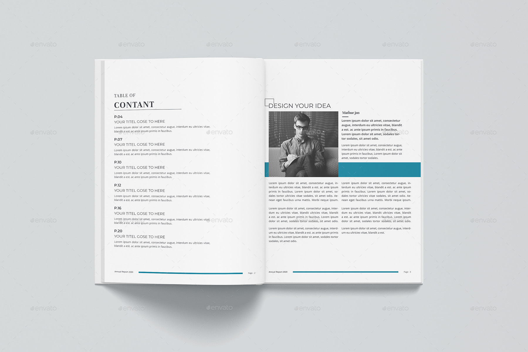 Annual Report, Print Templates | GraphicRiver