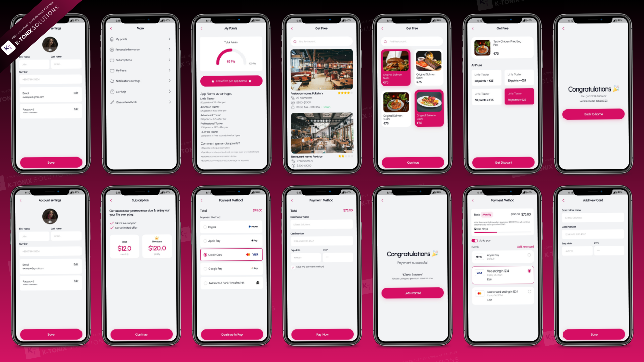 Restaurant Discovery & Booking Flutter UI Kit | Foodie App | Dine-Out ...