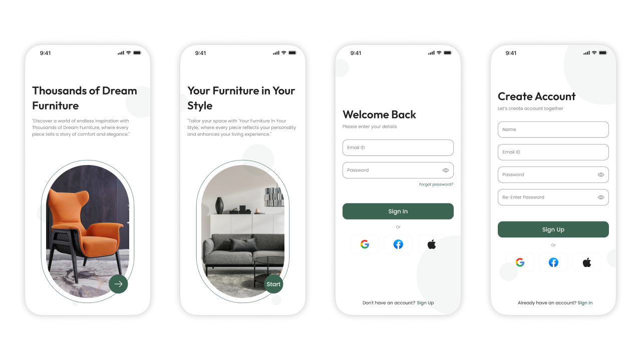 Prime Furniture Flutter App Ui Kit By Thefuturelens Codecanyon