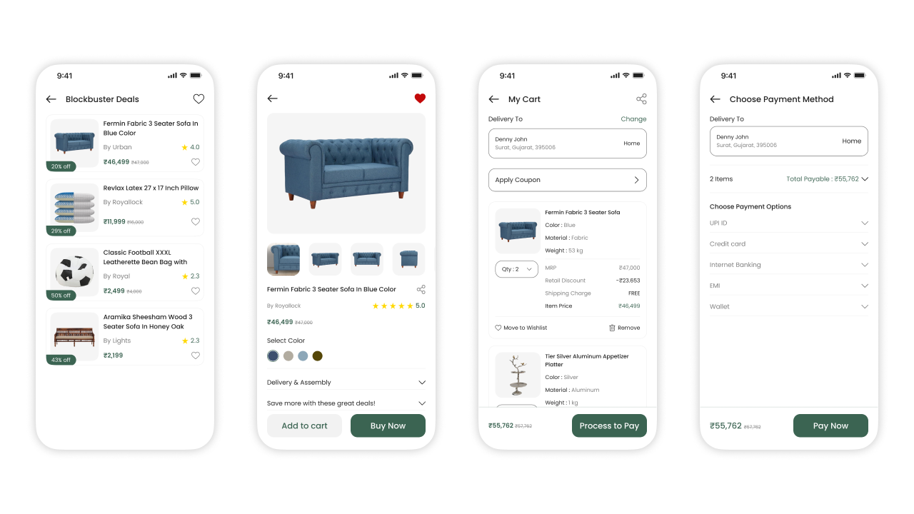 Prime Furniture Flutter App Ui Kit By Thefuturelens Codecanyon