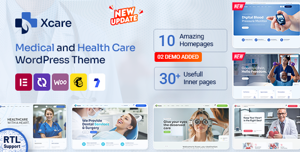 Xcare - Medical and Health Care WordPress Theme by designervily | ThemeForest