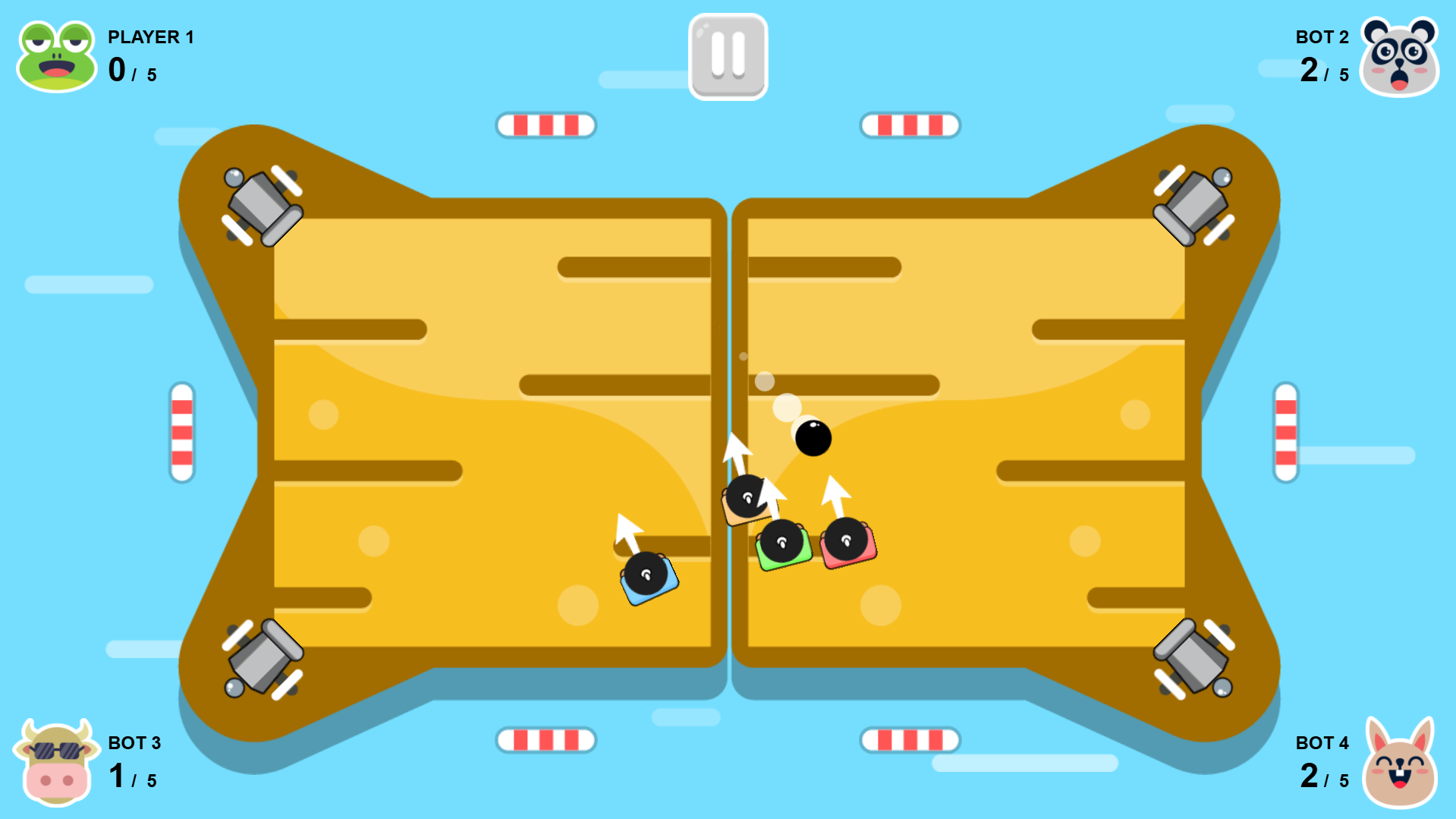 Battle 1 4 Player Mode Construct 3 C3p By Thisismerson Codecanyon