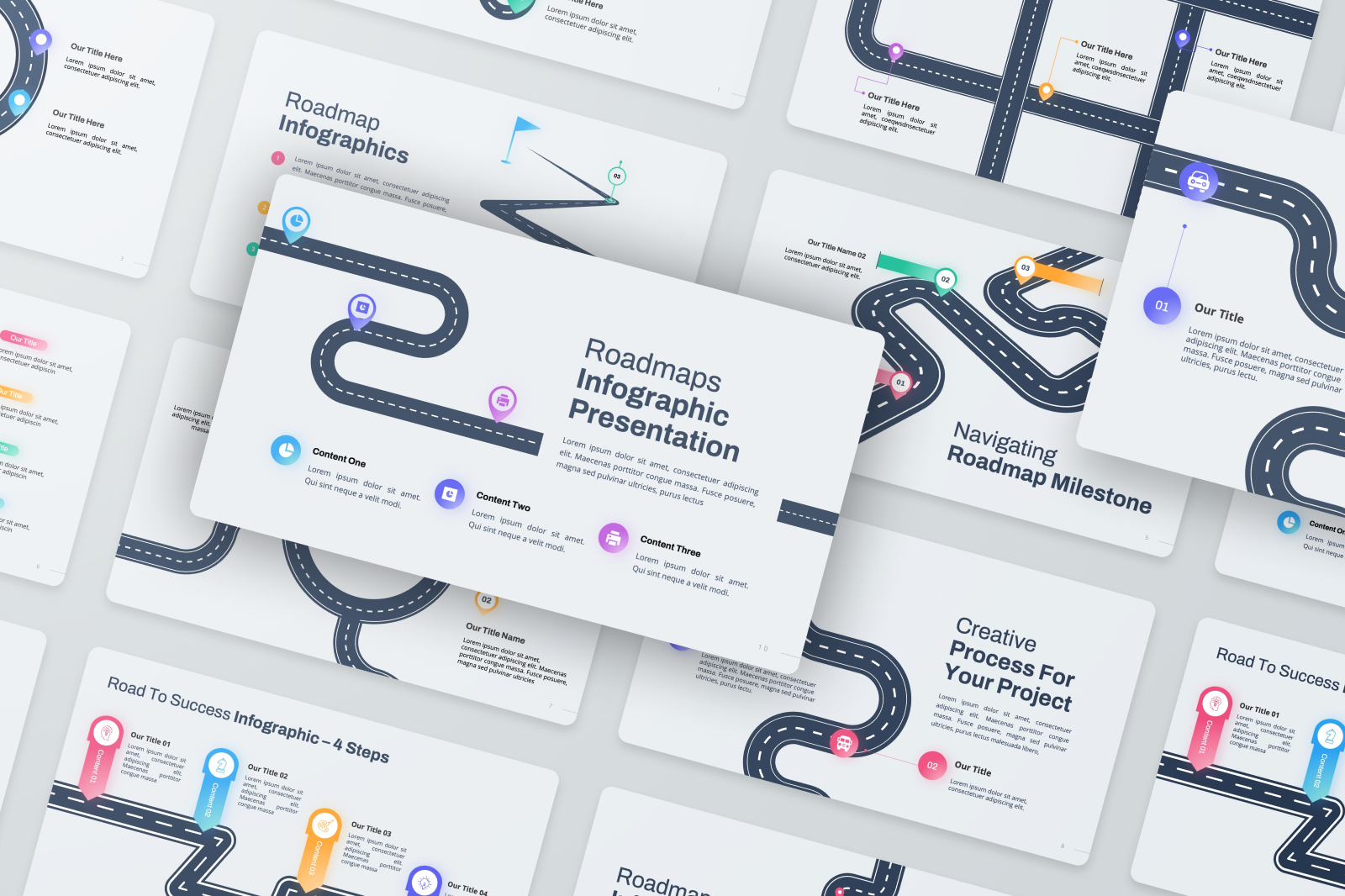 Roadmap Infographics Google Slide, Presentation Templates | GraphicRiver