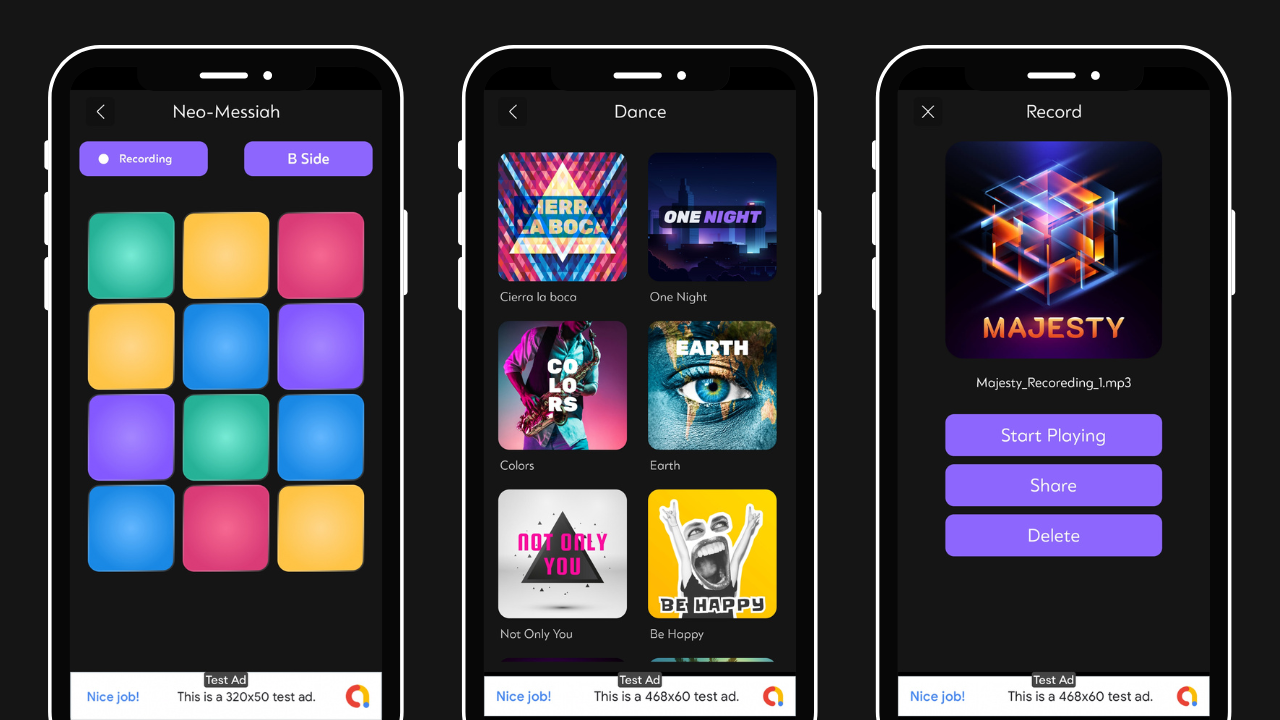 Real Drum Pad Beat Maker with AdMob Ads Android by MJAppsStudio | CodeCanyon