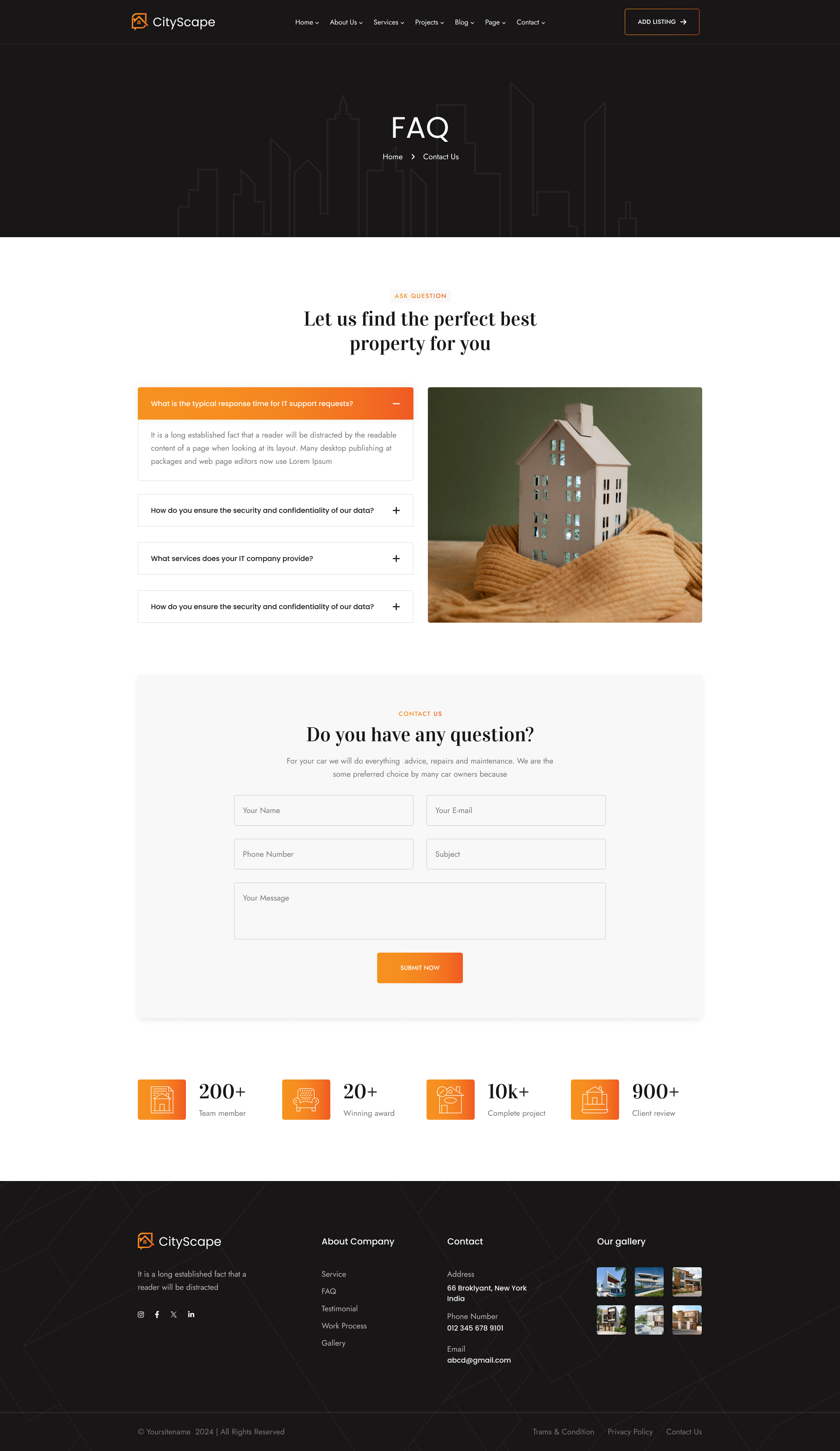 CityScape – Real Estate React Js Template Multipurpose by wowtheme7