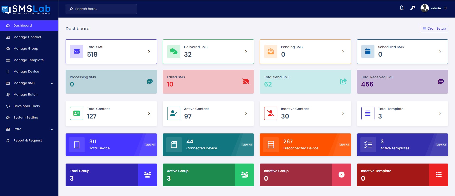 SMSLab - Android Based SMS Gateway Server by ViserLab | CodeCanyon