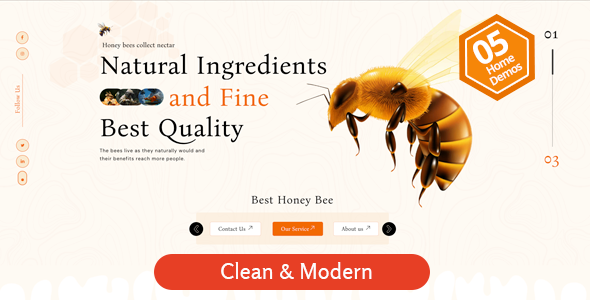 Apinae - Beekeeping and Honey Shop WordPress Theme by zozothemes | ThemeForest