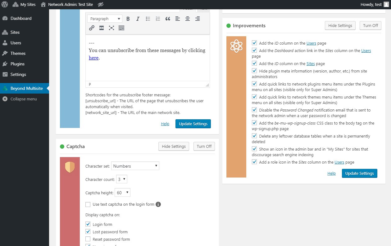 Beyond Multisite - Utilities for WordPress Network Admins by nikolaydev