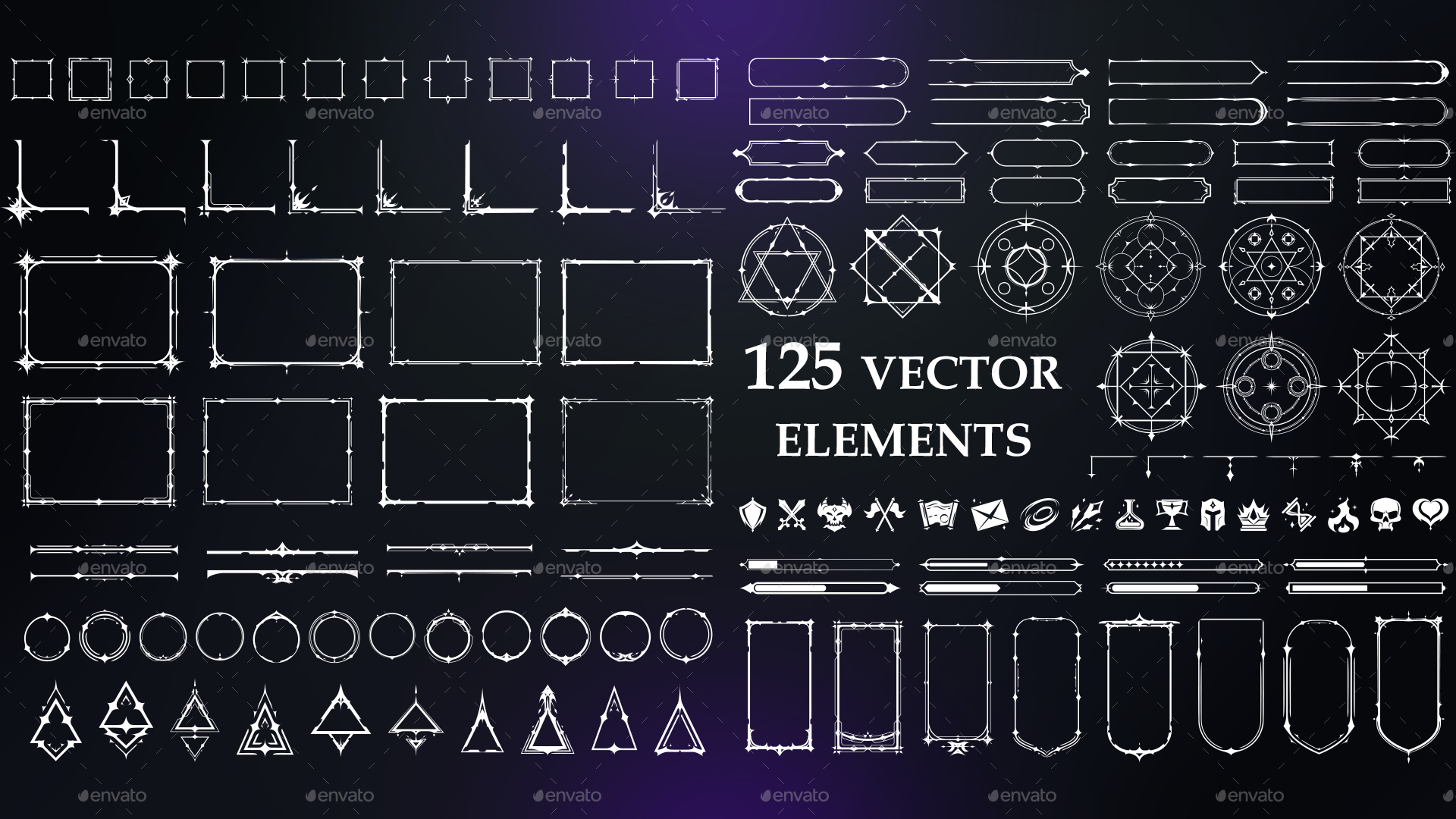 Dark Fantasy UI Set, Game Assets | GraphicRiver