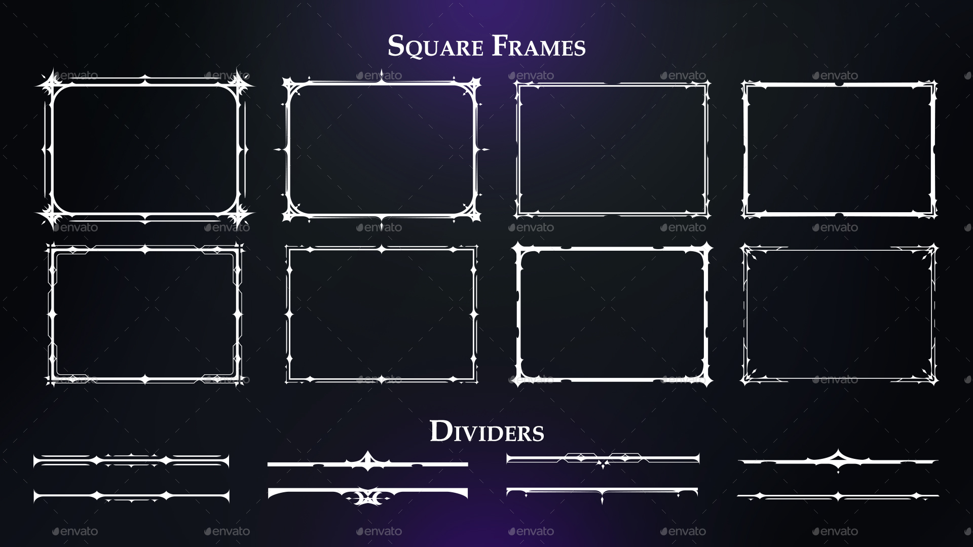 Dark Fantasy UI Set, Game Assets | GraphicRiver