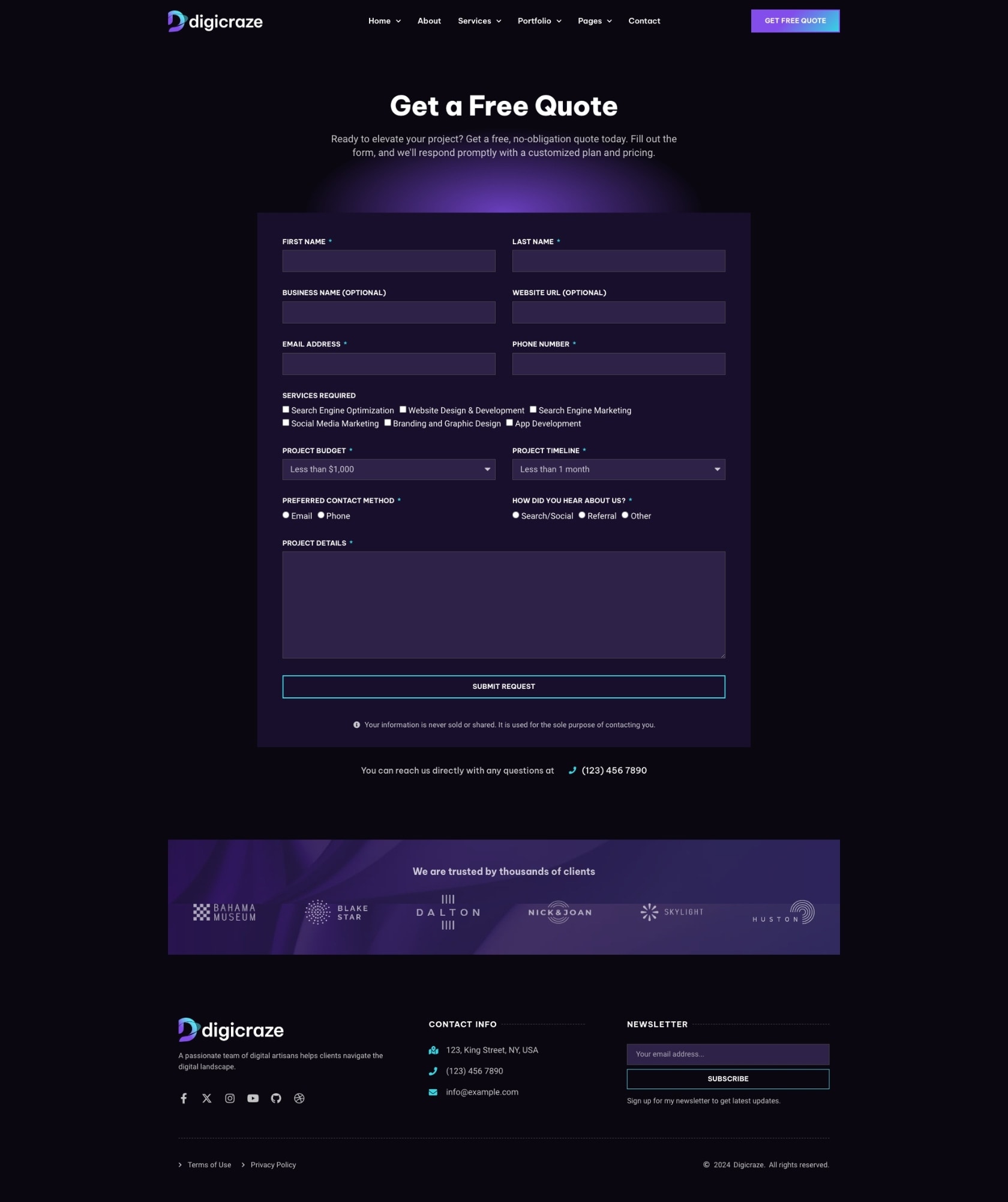 Digicraze - Digital Marketing Agency Elementor Pro Template Kit by oxaart