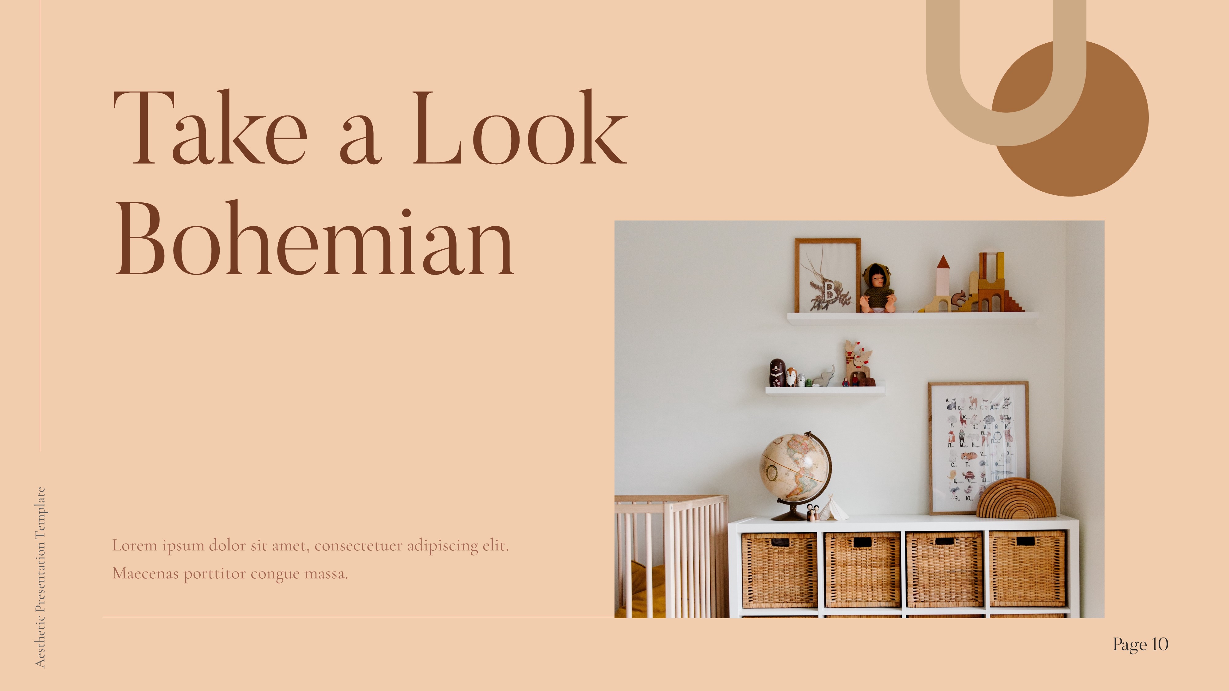 Bohemian Aesthetic PowerPoint Template, Presentation Templates ...