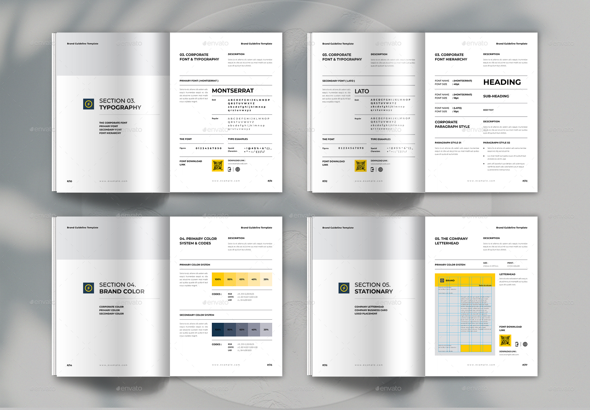 Brand Guideline Template, Print Templates | GraphicRiver
