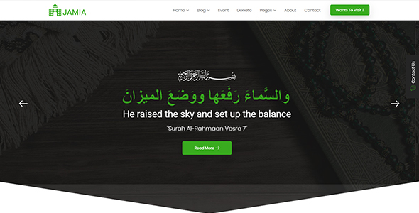 Jamia - Islamic Center Responsive HTML Template by nauthemes | ThemeForest