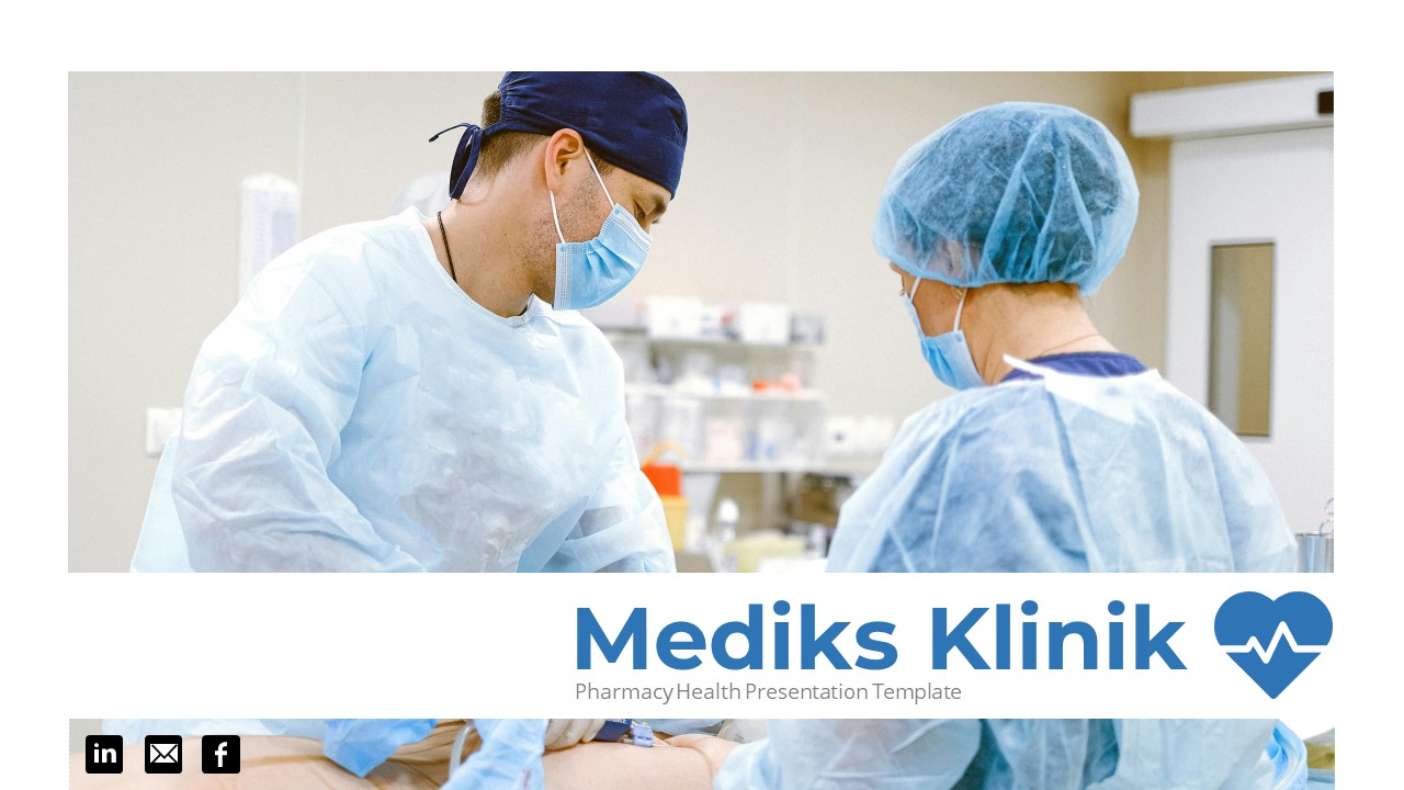 Mediks Klinik - Medical PowerPoint Template, Presentation Templates