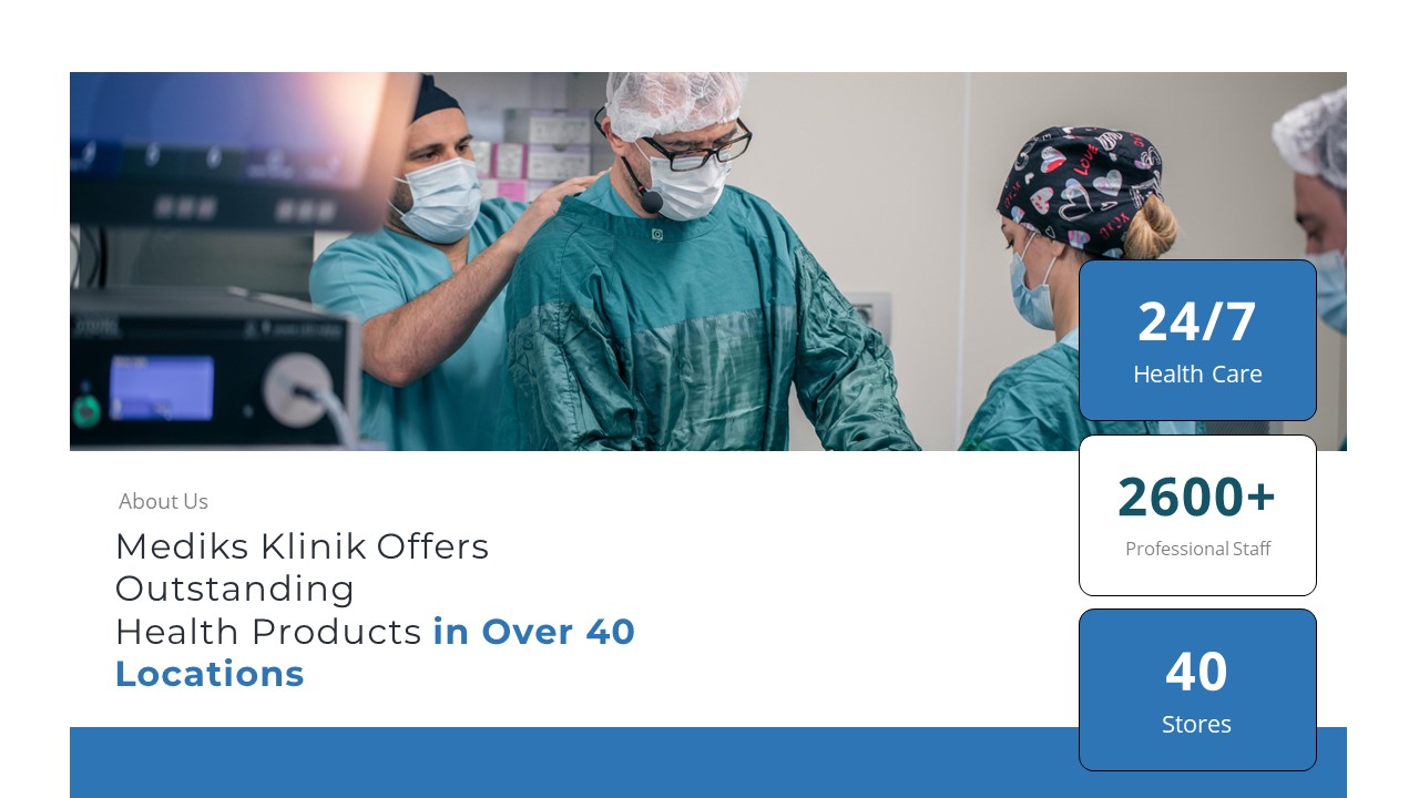 Mediks Klinik - Medical PowerPoint Template, Presentation Templates