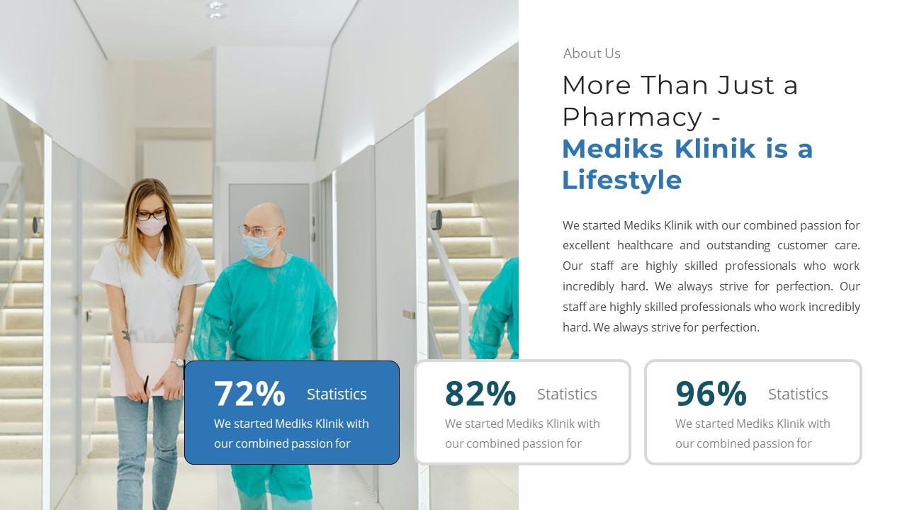 Mediks Klinik - Medical PowerPoint Template, Presentation Templates