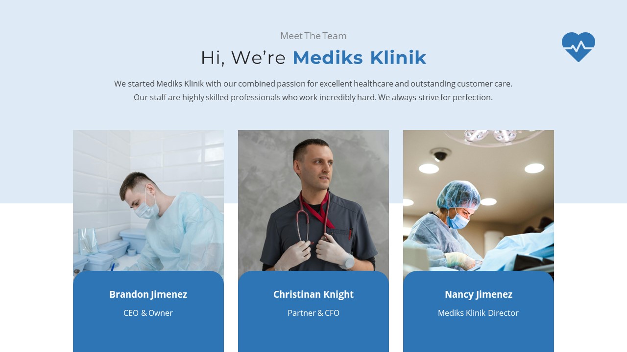 Mediks Klinik - Medical PowerPoint Template, Presentation Templates
