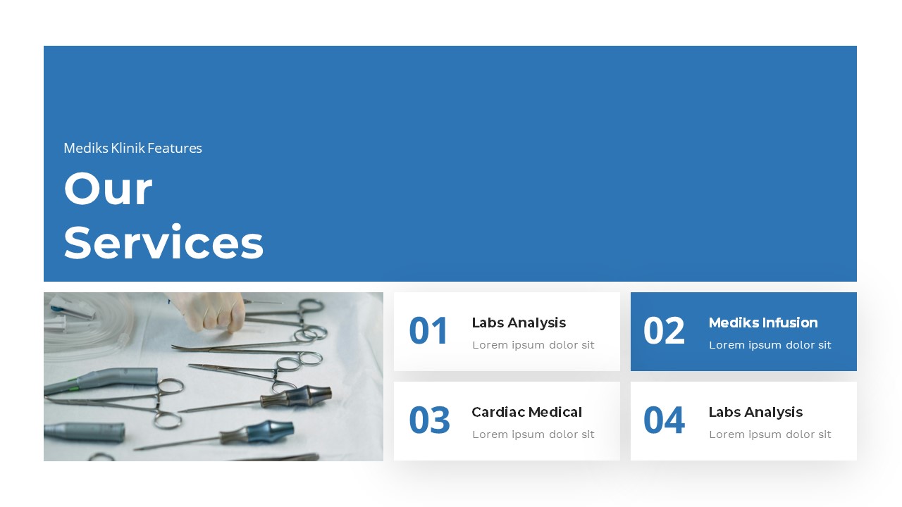 Mediks Klinik - Medical PowerPoint Template, Presentation Templates