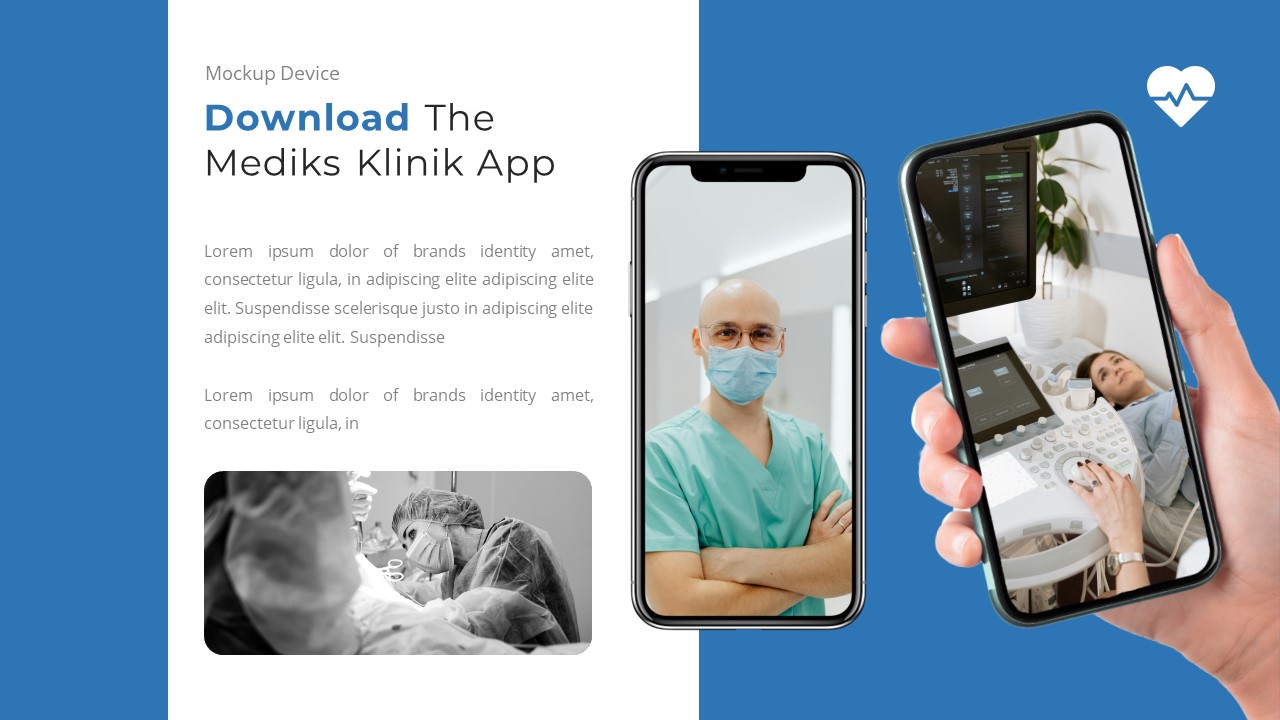 Mediks Klinik - Medical PowerPoint Template, Presentation Templates