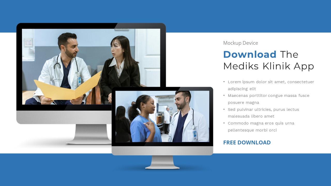 Mediks Klinik - Medical PowerPoint Template, Presentation Templates