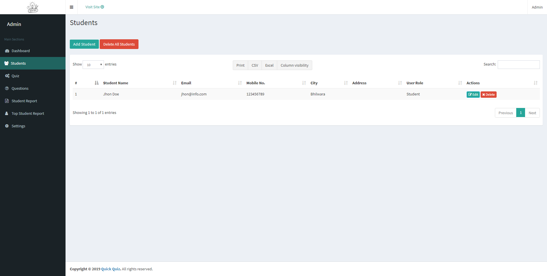 Quick Quiz – Laravel Quiz and Exam System by media-city | CodeCanyon