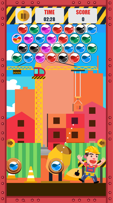 Construction Worker Bubble Shooter by Sparximer | CodeCanyon