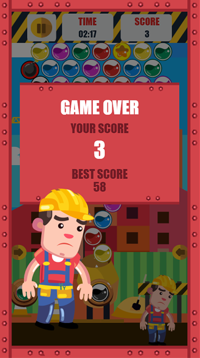 Construction Worker Bubble Shooter by Sparximer | CodeCanyon