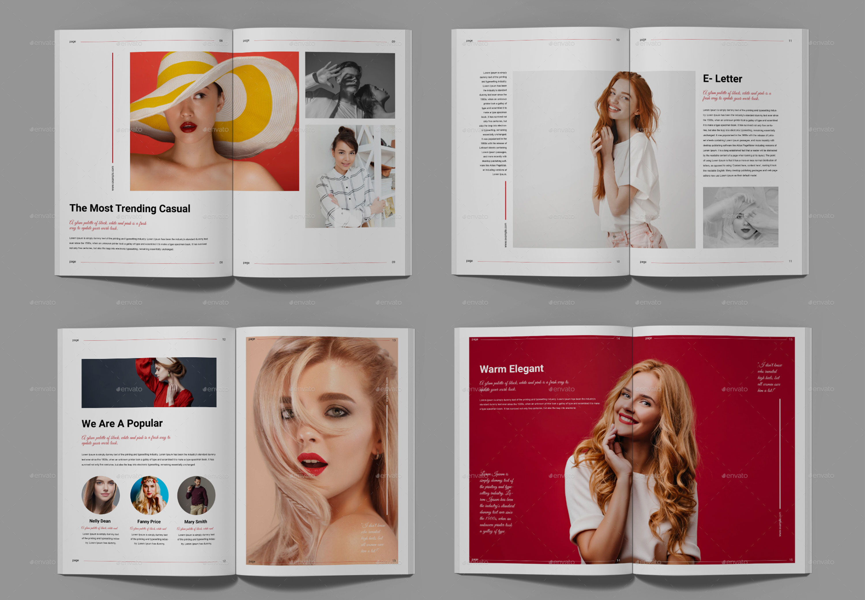 Fashion Magazine Design Template, Print Templates | GraphicRiver