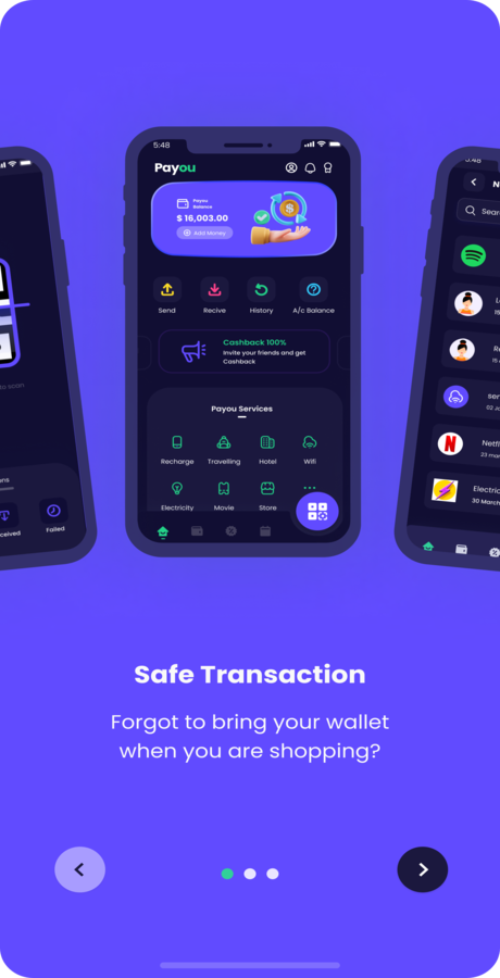 PayYou Digital Wallet Android + iOS + Figma | Ionic | Banking, E-Money Management by FlutterVision